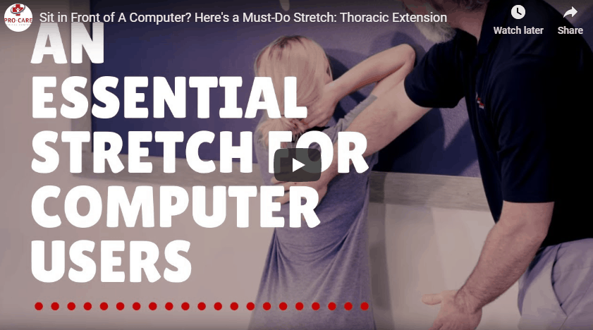 Desk Stretches for Computer Users - ProCare Injury Specialists